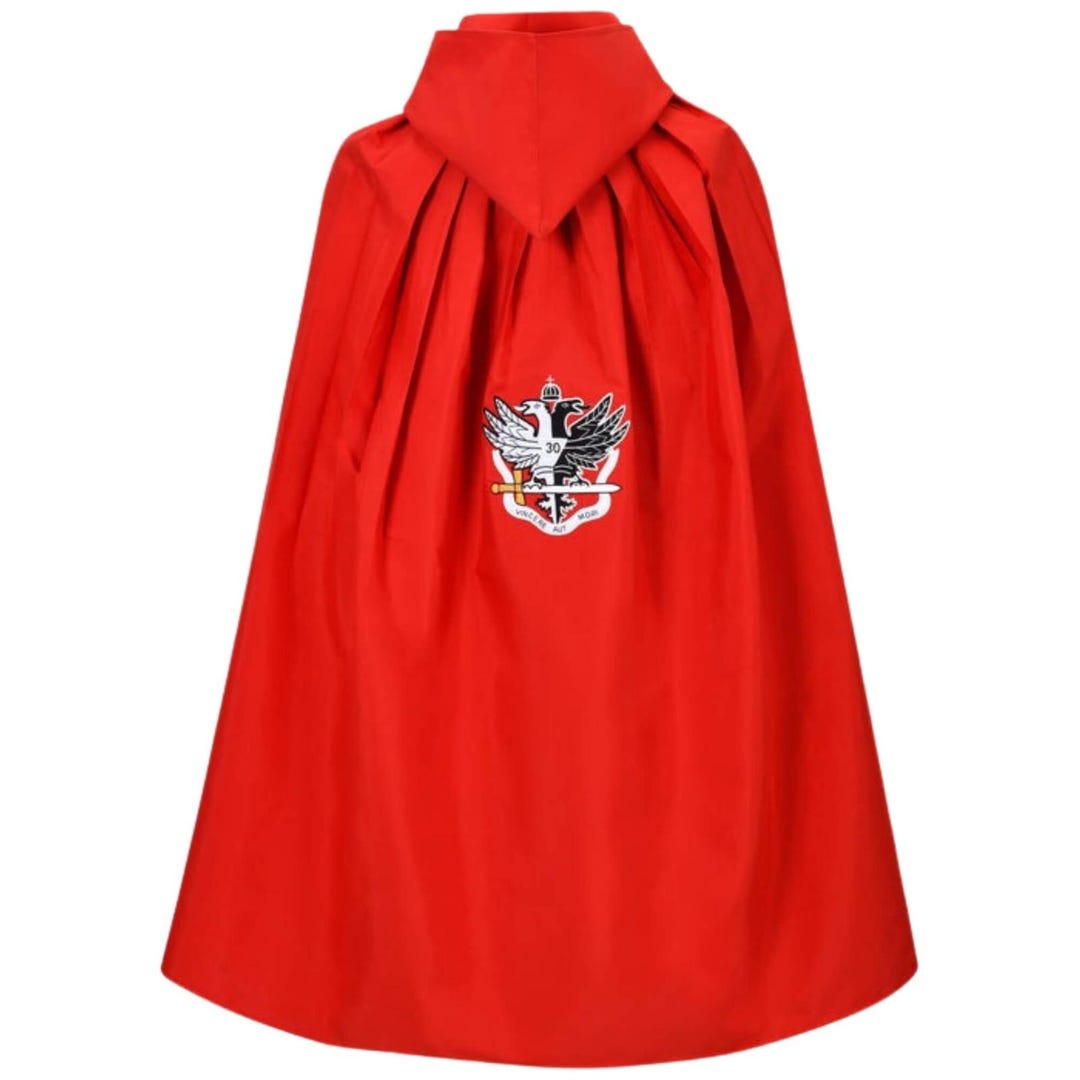 30th Degree Scottish Rite Mantle – Red With Bicephalic Eagle - Etsy