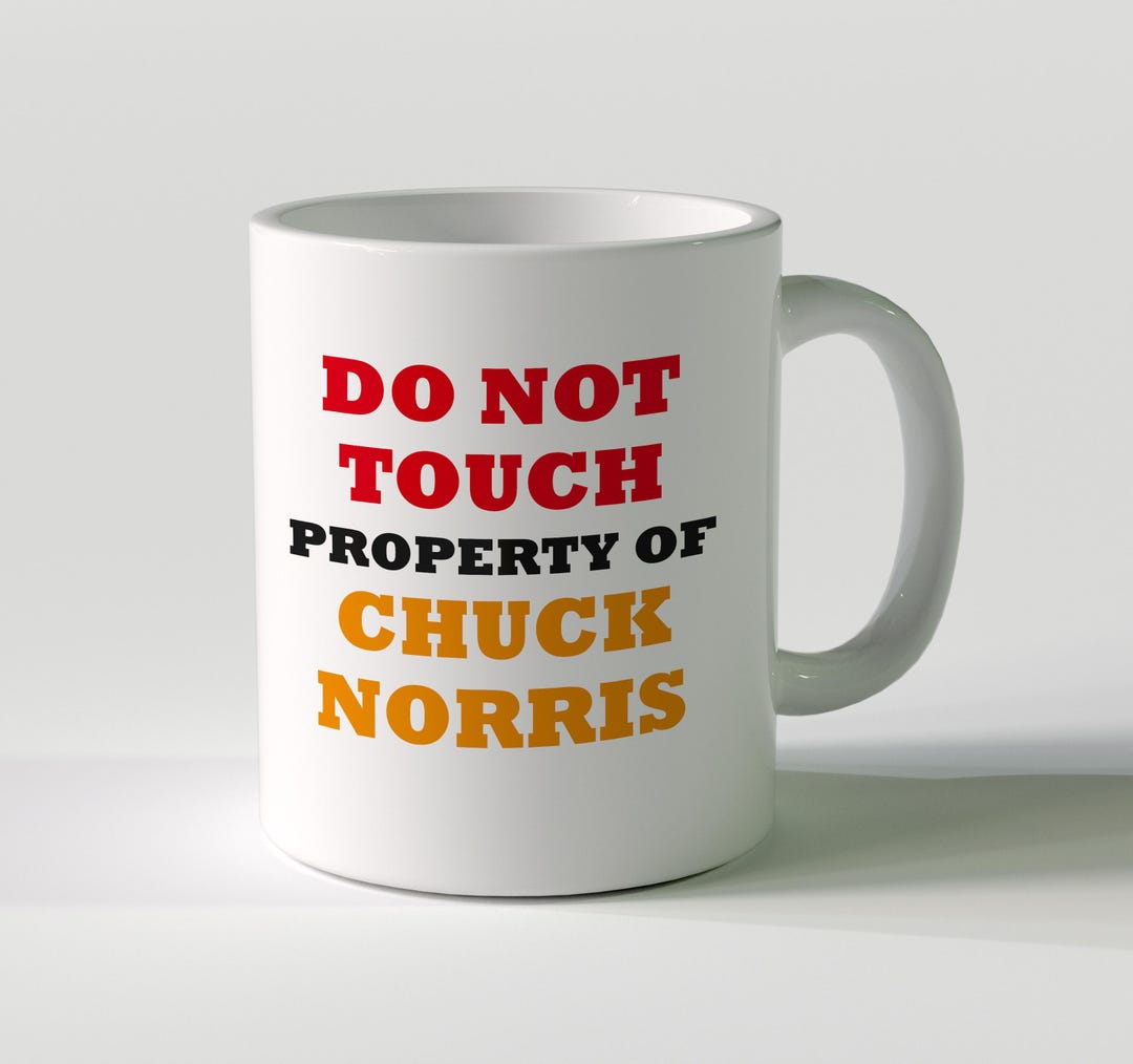 Chuck Norris Mug: Funny Novelty Gift, 11oz Ceramic - Etsy UK