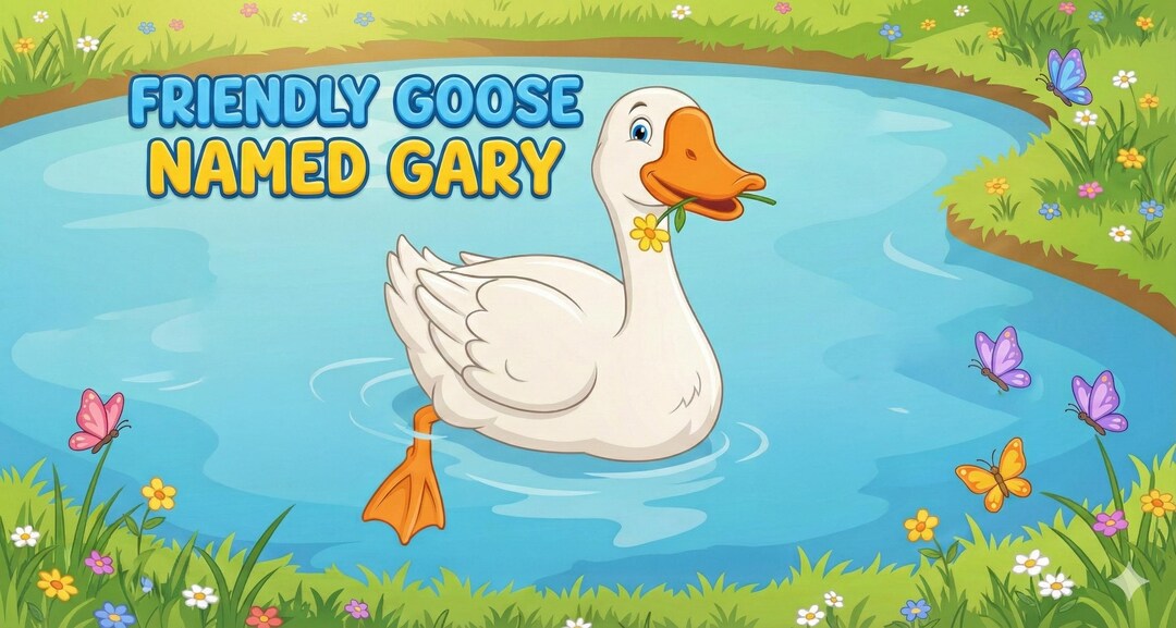 Meet Gary: the Goose Who Teaches the Art of Friendship - Etsy