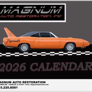 2026 Mopar Calendar - Etsy