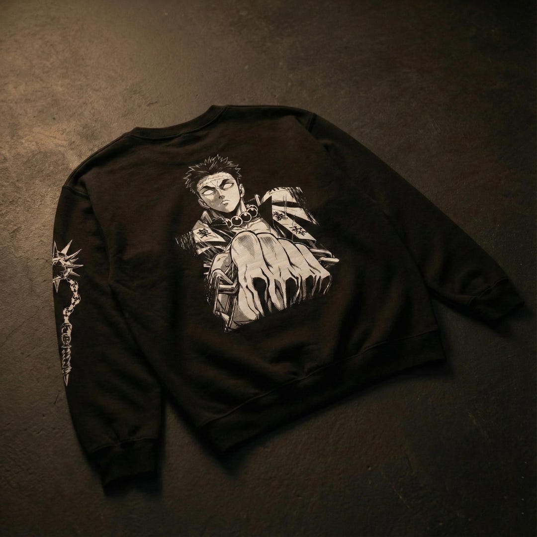 Anime Merch by Maghanime | Demon Mage Character Sweatshirt | Anime ...