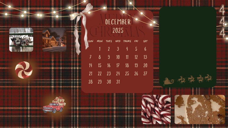 Christmas 2025 Desktop Wallpaper - Etsy