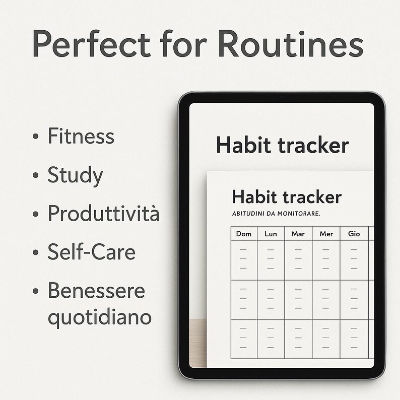 Habit Tracker | Printable Habit Tracker Template | Weekly & Daily Habit ...