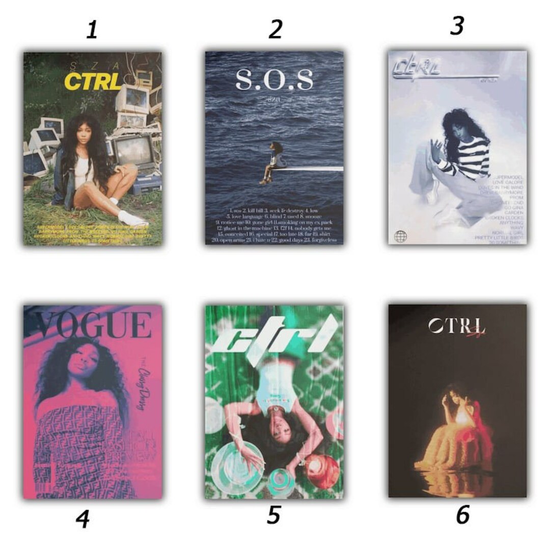 Sza Print Posters, Sza Poster, Sza Merch, Sza Ctrl, Sza Sos Poster - Etsy