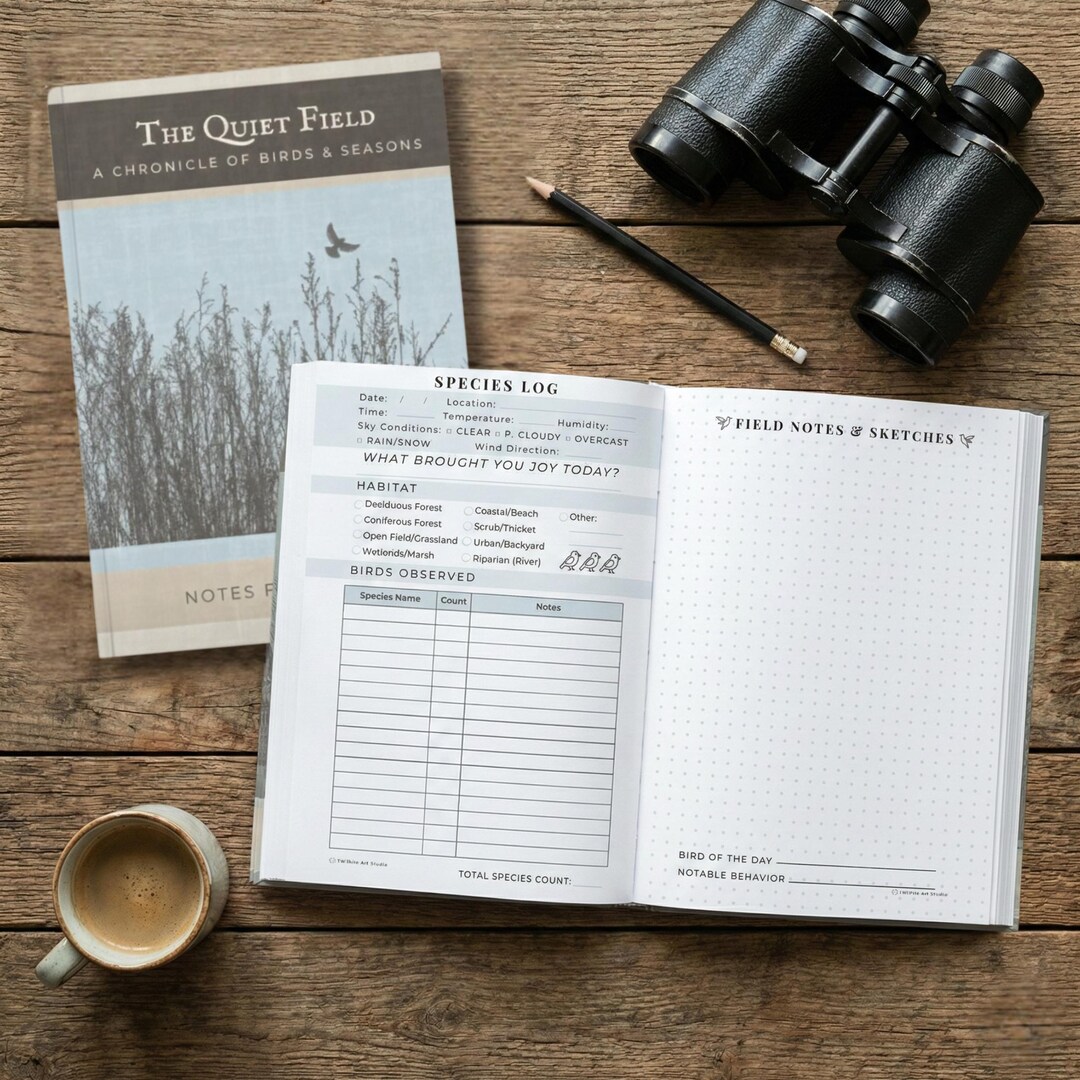 Bird Diary Field Notebook Bird Watching Journal Birdwatcher Gift ...