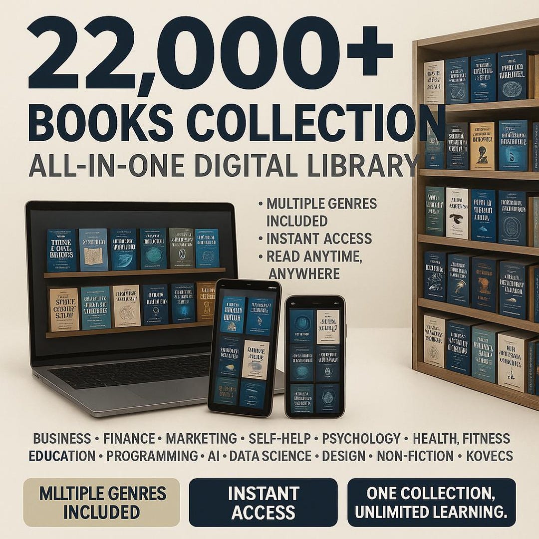 Megapaquete de más de 22 000 libros / PDF y EPUB / Ganar dinero ...