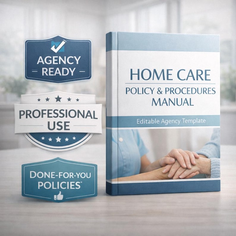 HIPAA Compliant Home Care Policy & Procedures Manual | Editable Agency ...