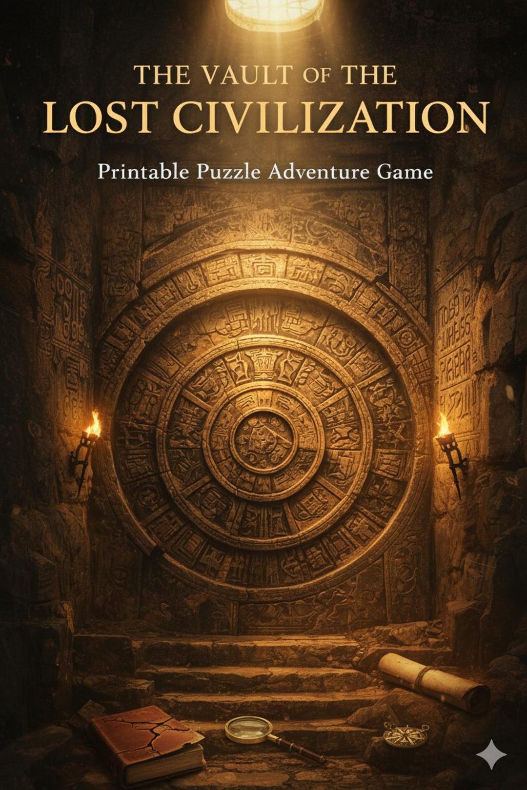 The Vault of the Lost Civilization | Escape Room Printable Game | 5 ...
