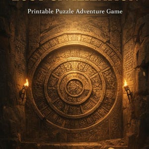 The Vault of the Lost Civilization | Escape Room Printable Game | 5 ...