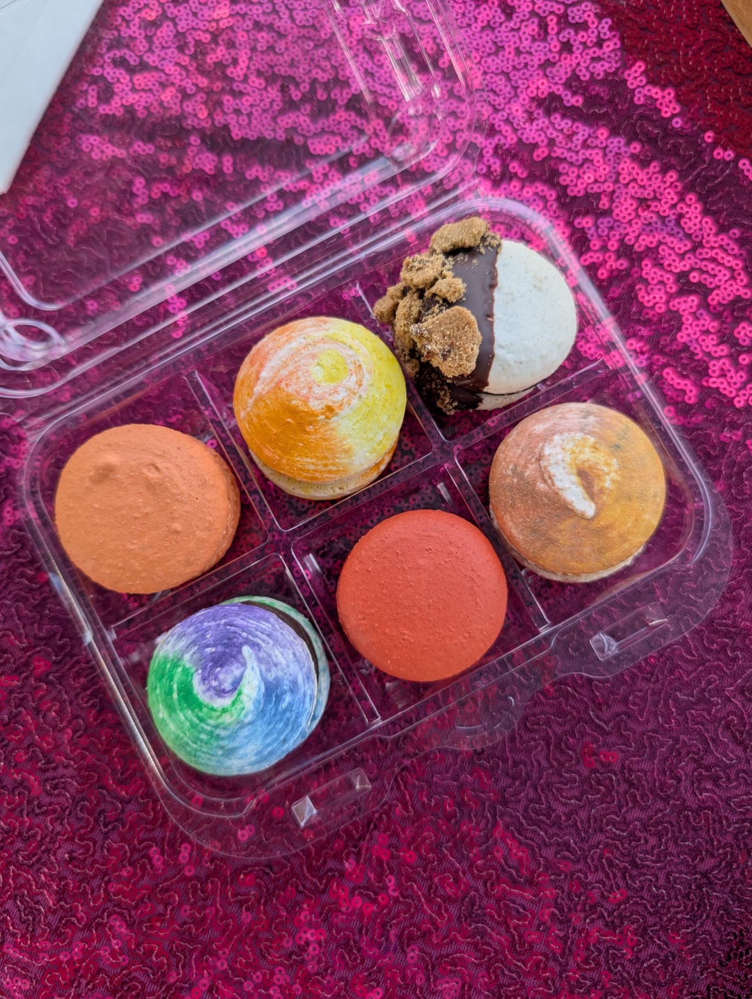 Half Dozen Variety Macarons - Etsy