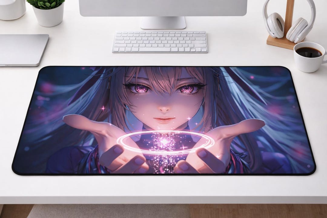 Anime Mage Mouse Pad | Magic Circle Gaming Mouse Pad | Extended XL ...