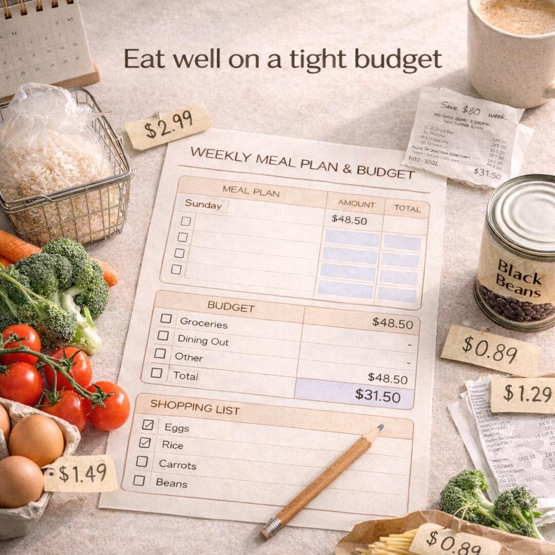 Low Budget Meal Planner PDF | Cheap Meal Planning and Grocery Budget ...