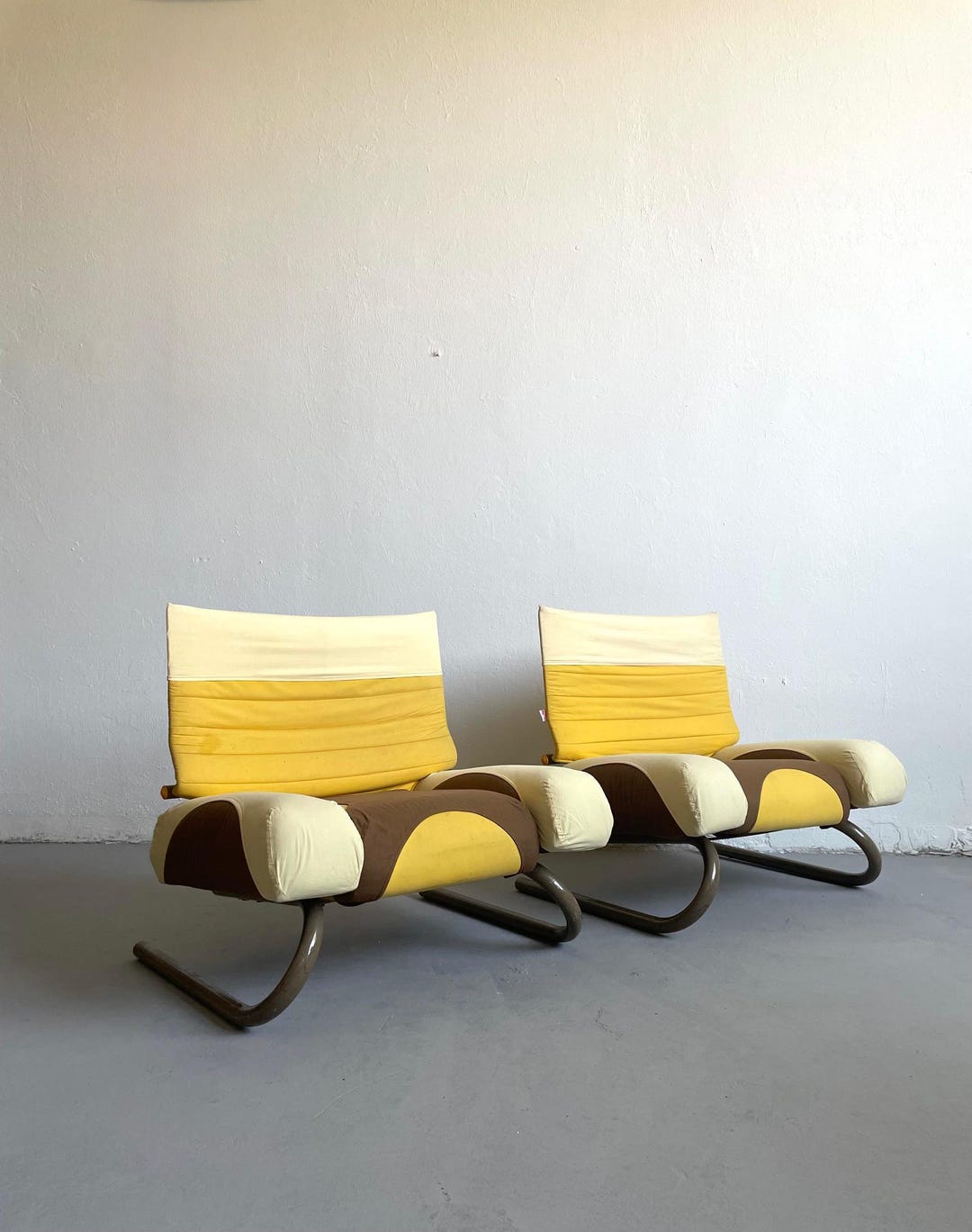 Vintage Peter Pan Armchairs – Michele De Lucchi, Italian Postmodern ...