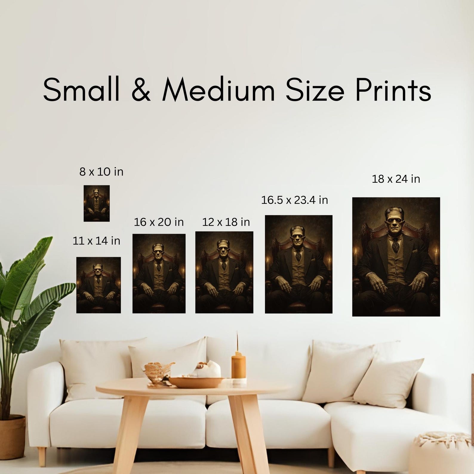 Gothic Frankenstein Gentleman Art Print – Dark Academia Victorian ...