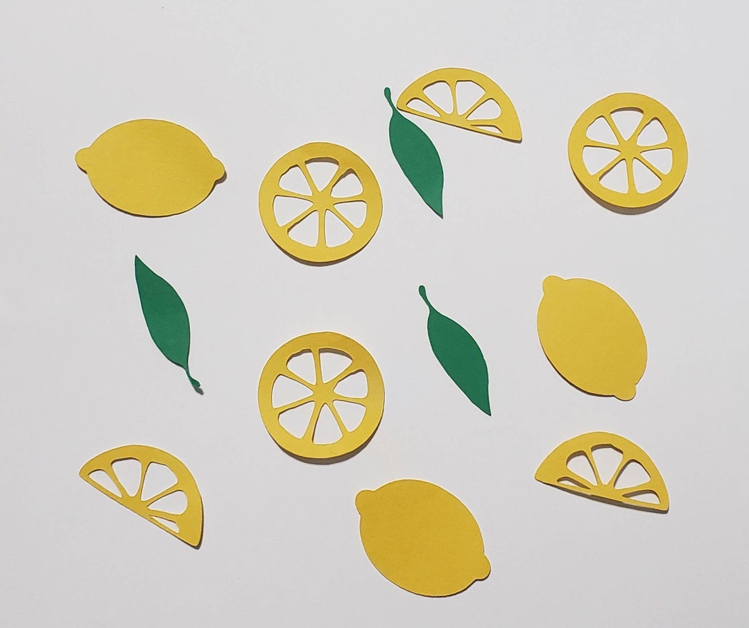 Lemon Confetti, Lemonade Confetti, Lemon Birthday Confetti, Lemonade ...