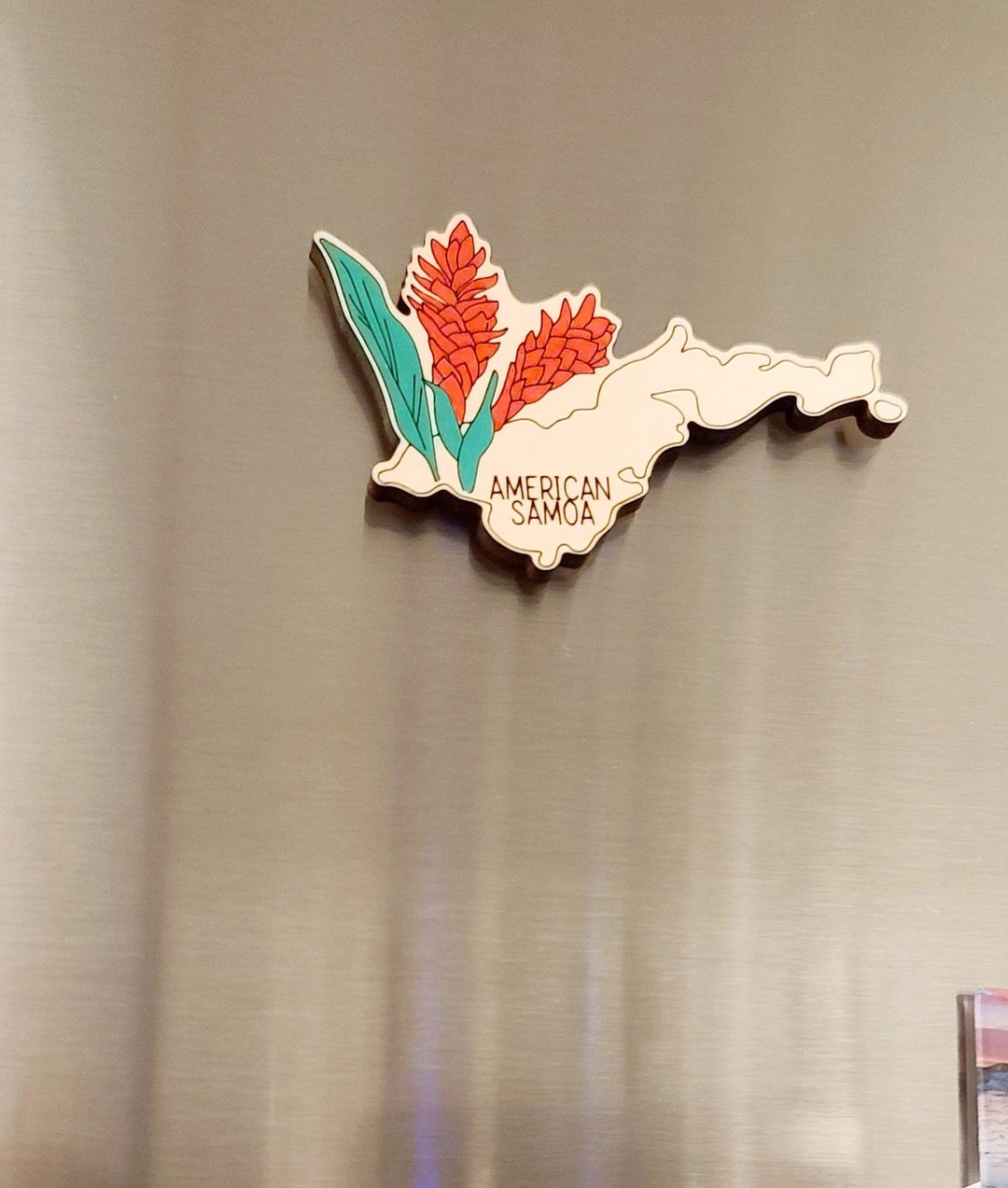 American Samoa Magnet, Samoa Magnet, Island Magnet, Ornament, Travel ...