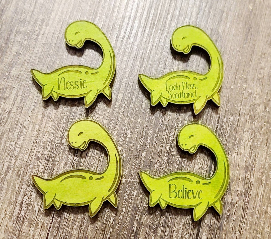 Scotland Souvenir Nessie Hand-painted Magnets, Scottish Magnet, Travel ...