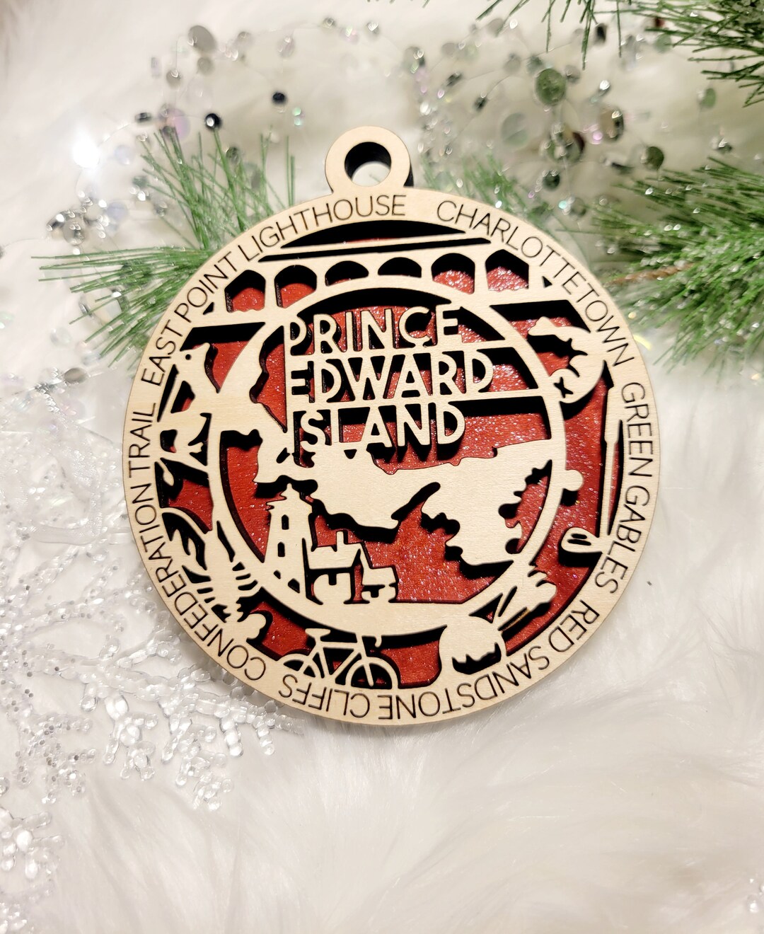 Prince Edward Island Christmas Ornament, Travel Ornament, Canada ...