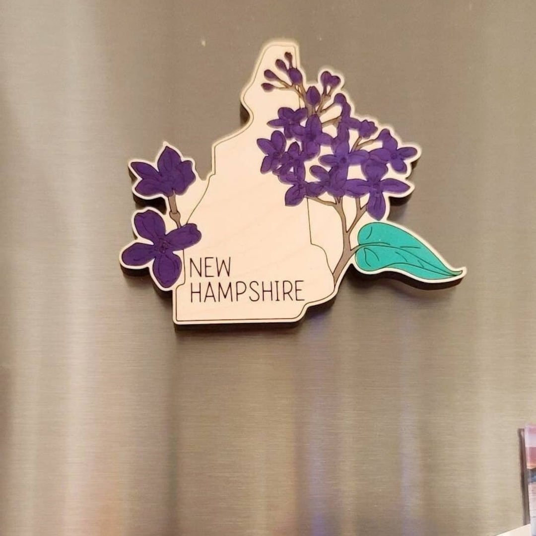 New Hampshire Magnet, New Hampshire Gift, NH Magnet, Granite State ...