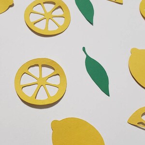 Lemon Confetti, Lemonade Confetti, Lemon Birthday Confetti, Lemonade ...