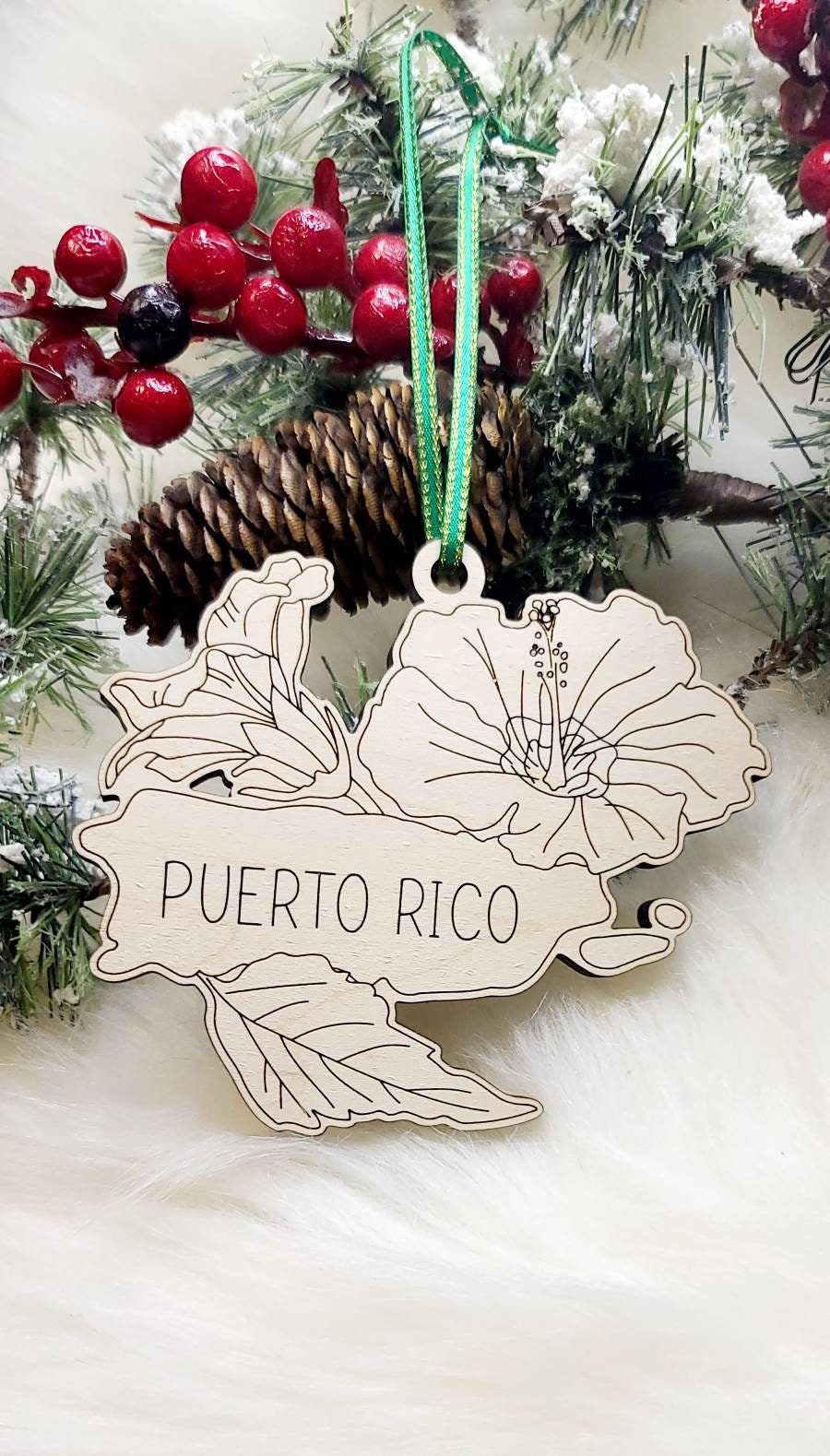 Puerto Rico Flower Magnet, PR Magnet, Puerto Rico Magnet, Coqui, San ...