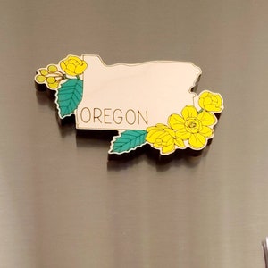 Oregon Magnet, OR Magnet, Salem Magnet, Portland Magnet, Oregon Grape ...