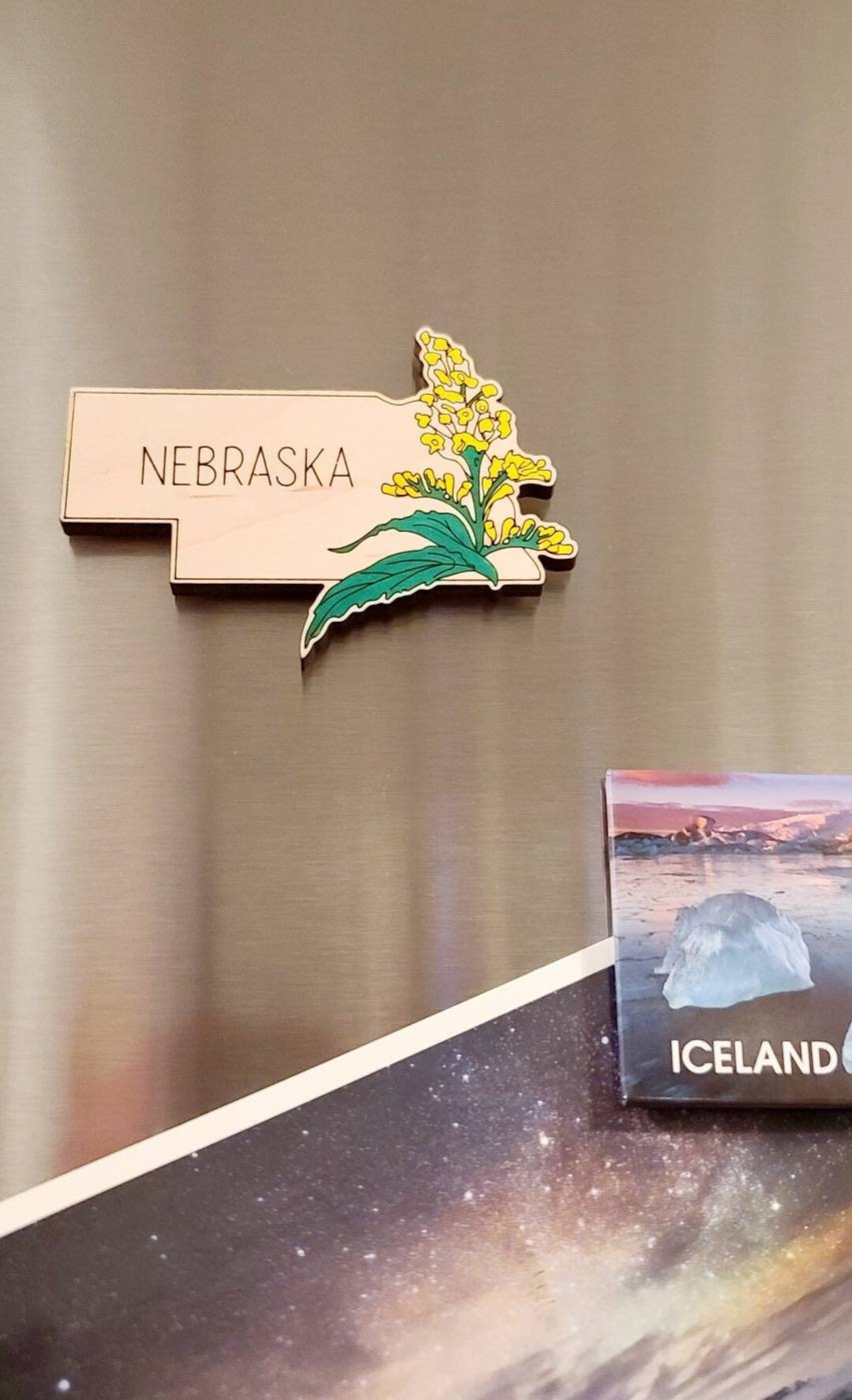 Nebraska Magnet NE Magnet, Corn Husker State Ornament, Goldenrod State ...