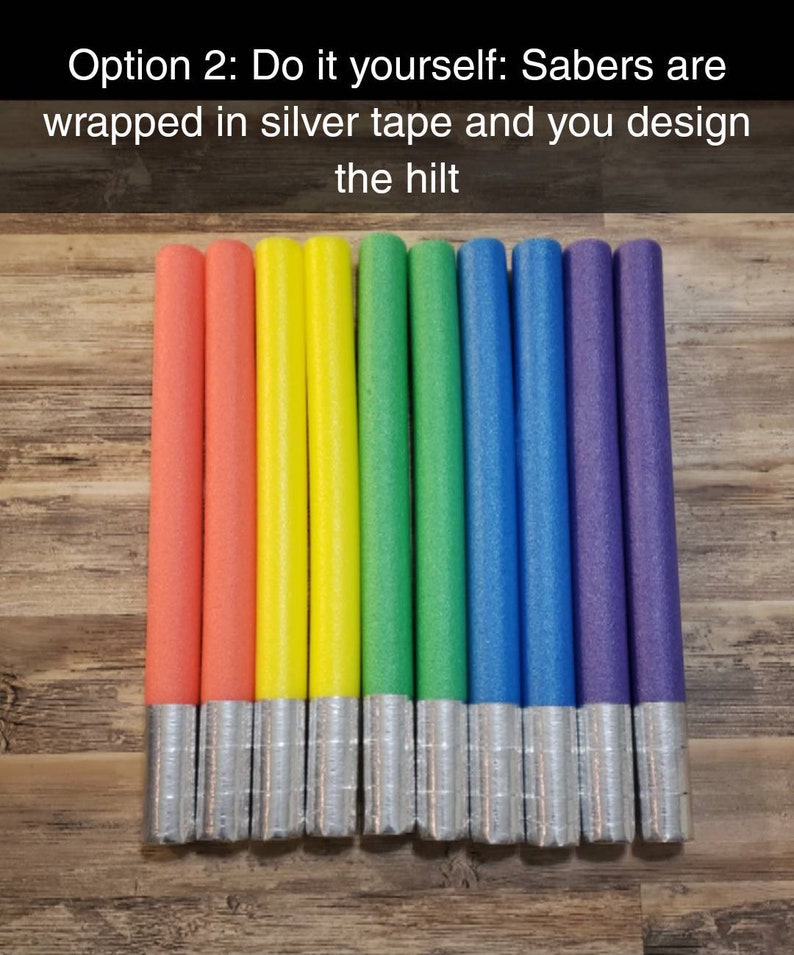 10 Saber Party Favors Pool Noodle Foam Sabers Wars Birthday - Etsy