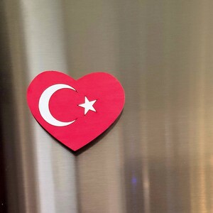 Turkey Souvenir Flag Hand-painted Magnets, Turkish Magnet, Travel ...