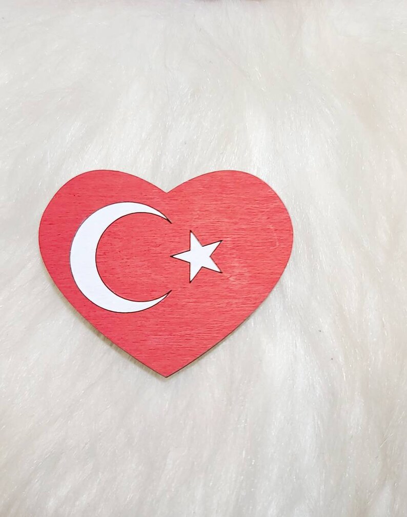 Turkey Souvenir Flag Hand-painted Magnets, Turkish Magnet, Travel ...