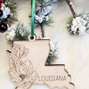 Louisiana Christmas Ornament, LA Ornament, Louisiana Ornament, NOLA ...