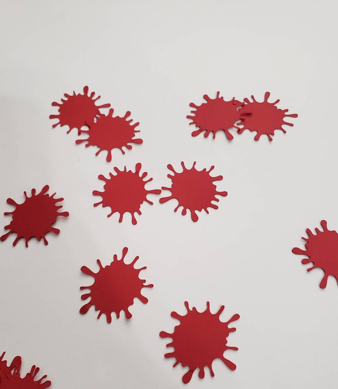 Blood Splatter Confetti, Murder Mystery Party, Friday the 13th Party ...
