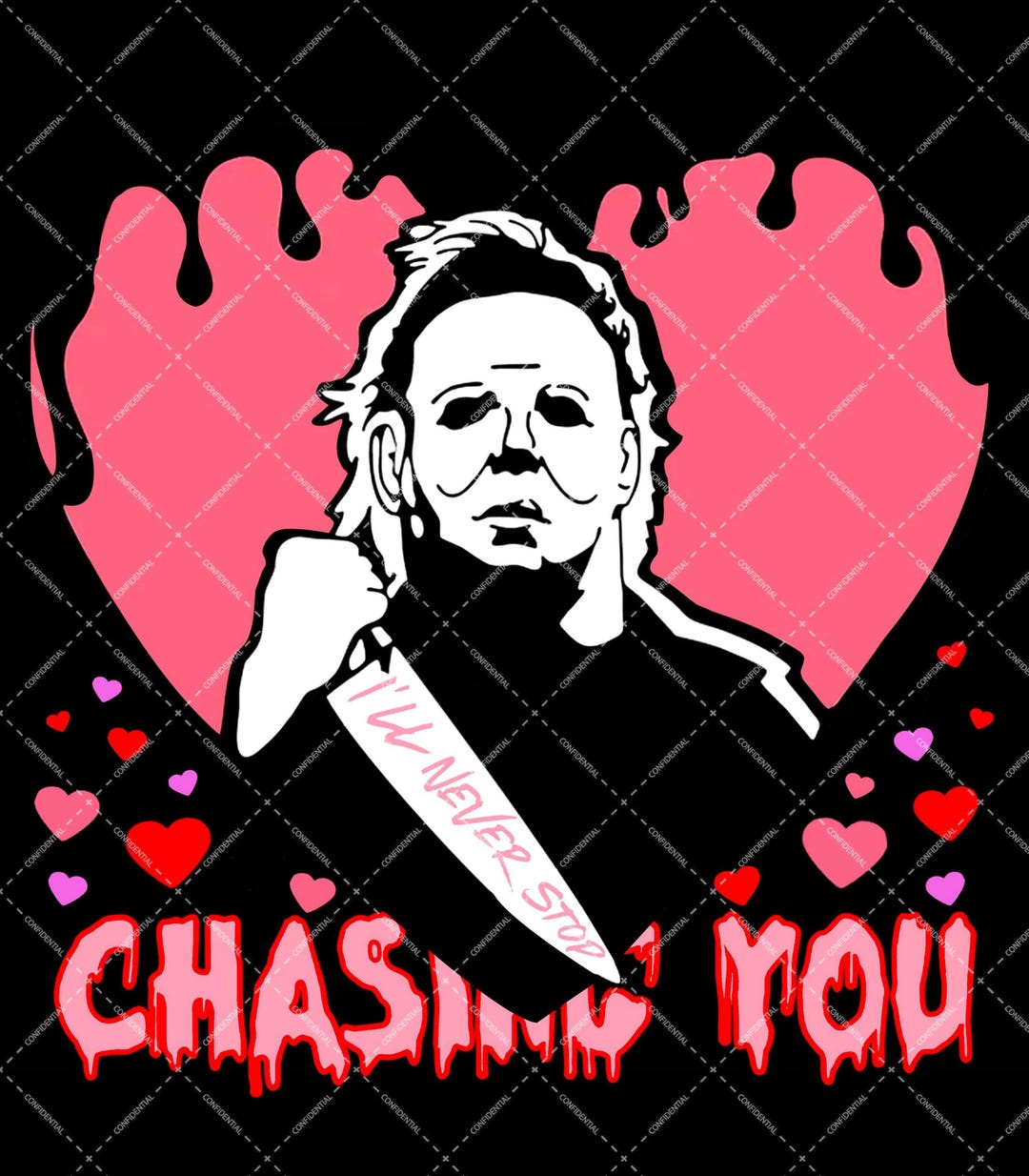 I'll Never Stop Chasing You Michael Myers Halloween Png, Horror ...