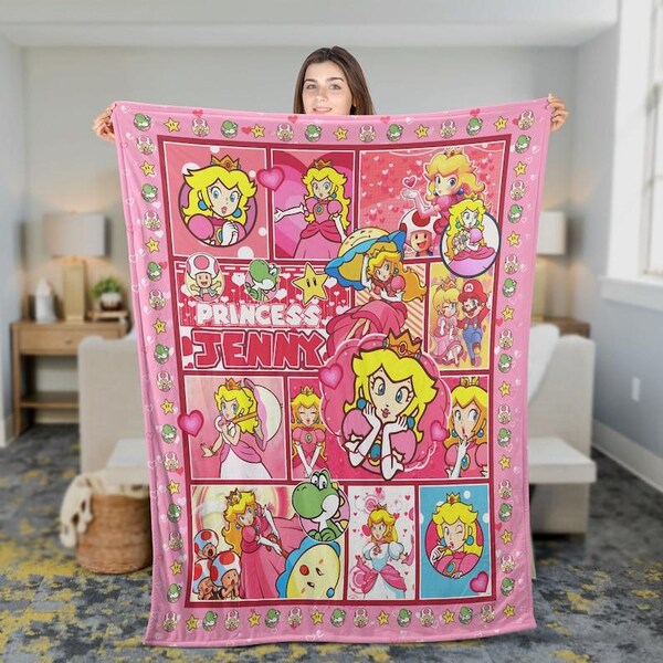 Peach Throw - Etsy