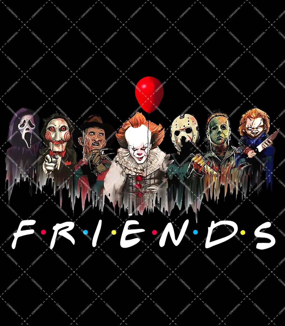 Killers Friends Png, Movie Killer Png, Scary Halloween Png, Horror ...