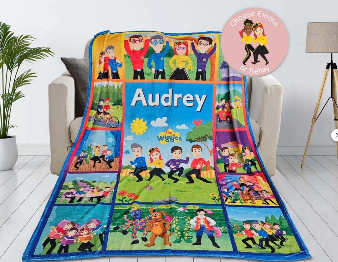Personalized the Wiggles Cartoon Blanket, Wiggles Blanket Bedding ...