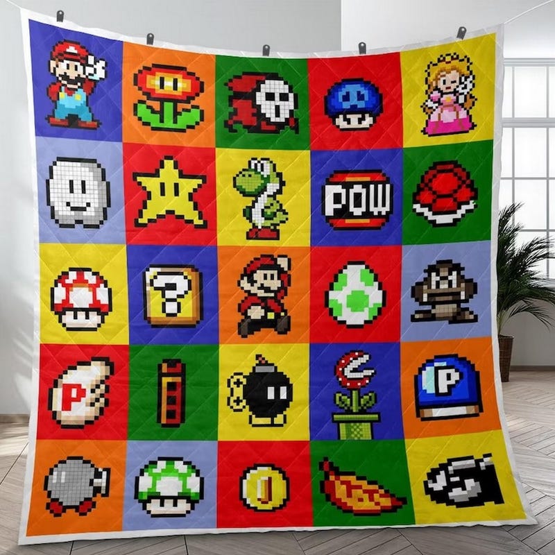 Gamer Quilt - Etsy