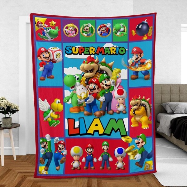 Super Mario Bedroom Decor - Etsy
