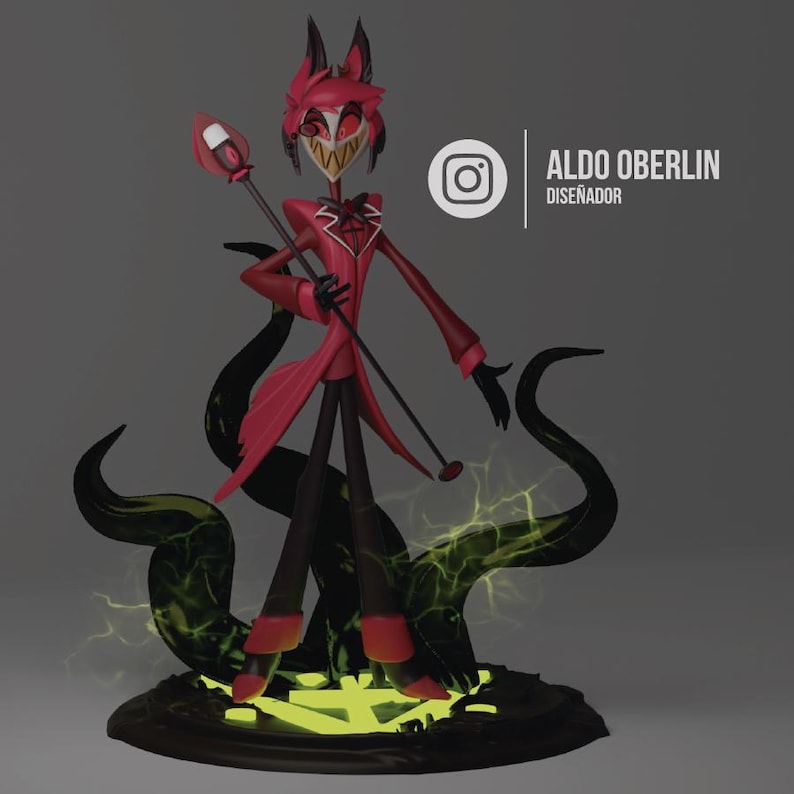 AHK Radio Deer Fanart | 3D Printed Resin Collectible Figure | DIY Kit ...