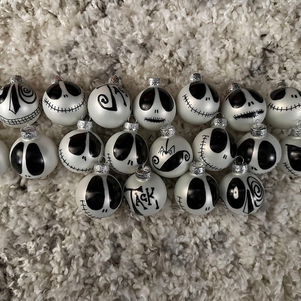Jack Skellington Ornaments - Etsy