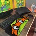 Turtle Keyboard Rug • Hand-tufted Desk Mat • Cute Desk Decor • by Sweet ...
