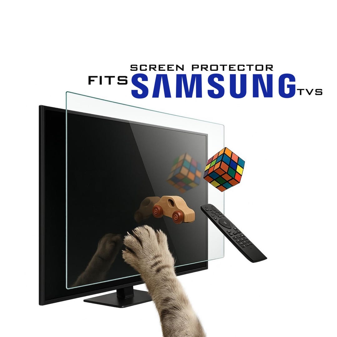 Samsung TV Screen Protector – Custom Fit Clear Acrylic Guard, Scratch ...