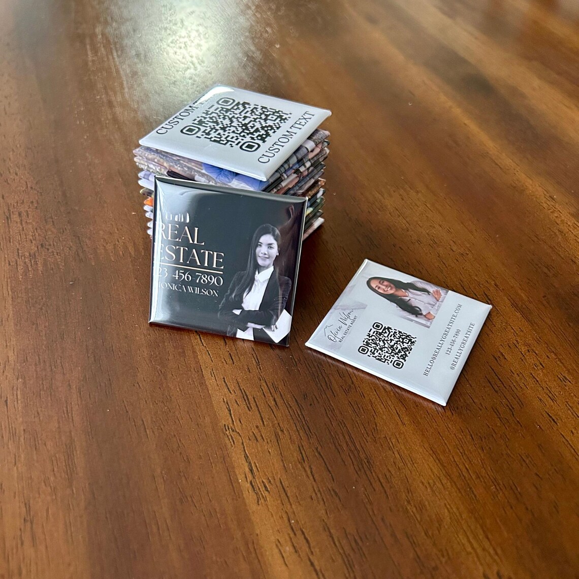 Custom Business Logo Magnets, Real Estate Marketing Magnet ...