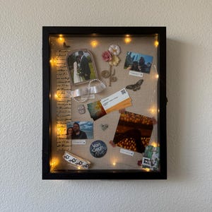 Personalized Romantic Couple Shadow Box - Etsy