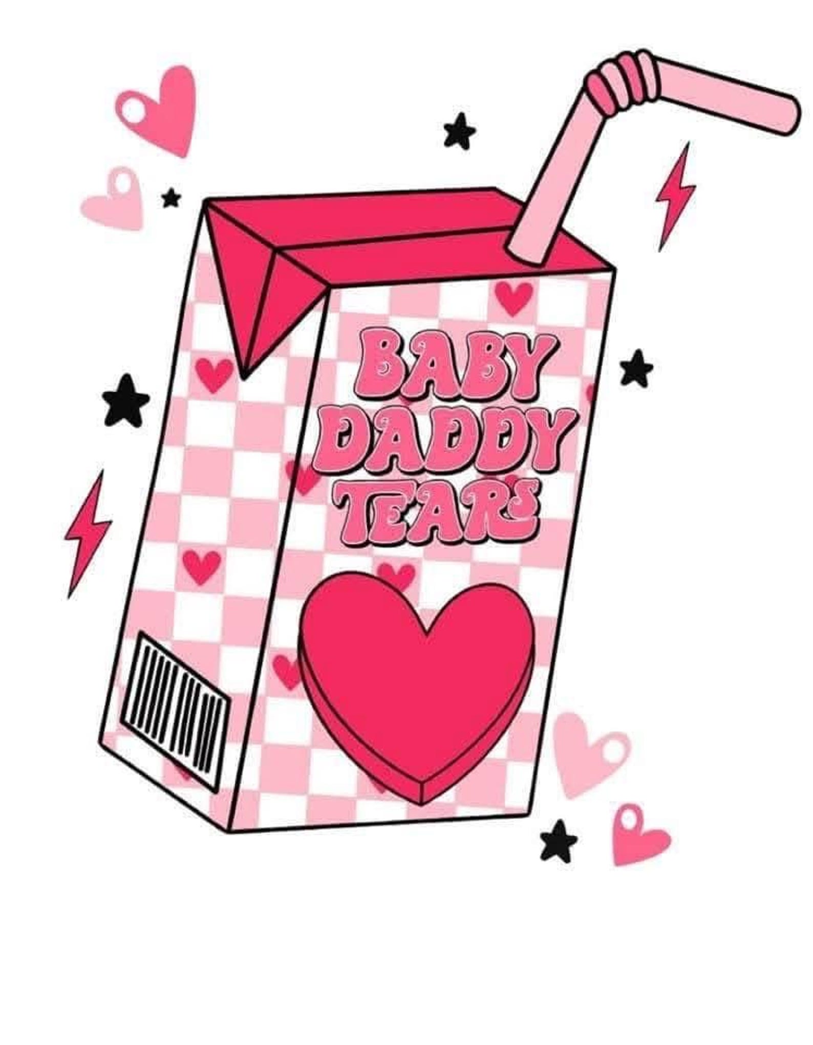 Funny Valentine PNG Baby Daddy Tears Juice Box - Etsy