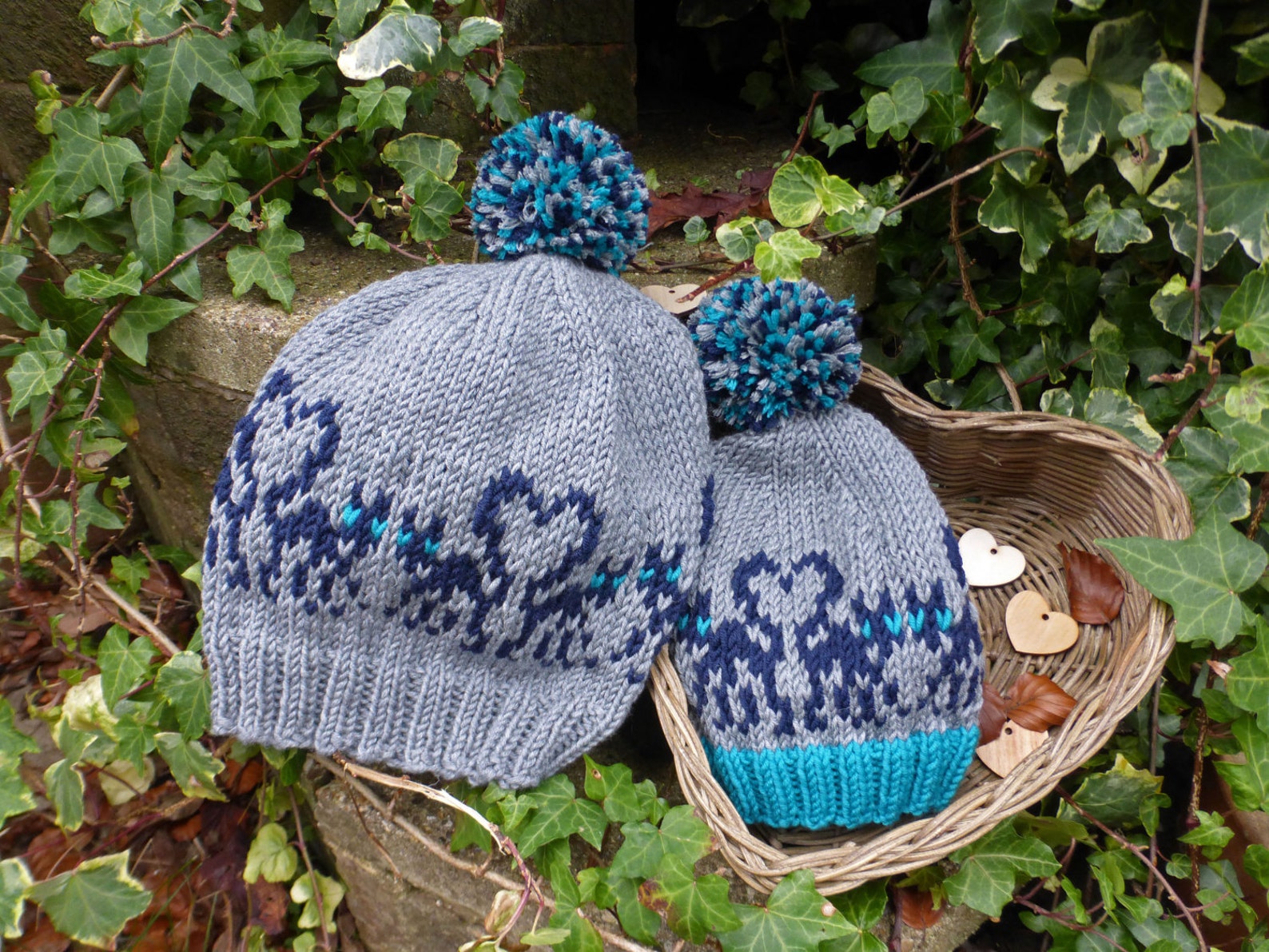 Hat With Cat Motifs KNITTING PATTERN in Pdf Knit These Love | Etsy