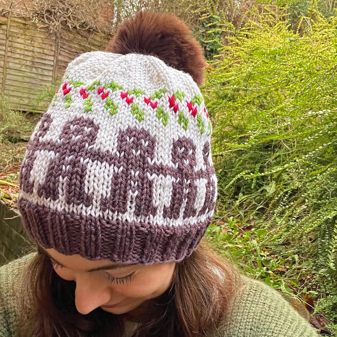 Gingerbread Men Hats KNITTING PATTERN for Babies to Adults. Instant ...