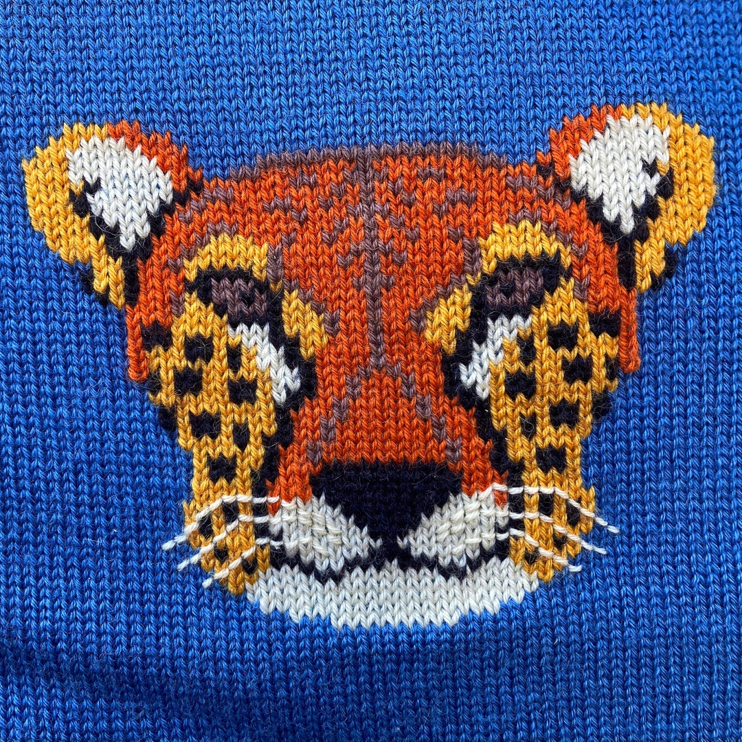 KNITTING CHART for a Cheetah, Big Cats Chart, Instant Download PDF - Etsy