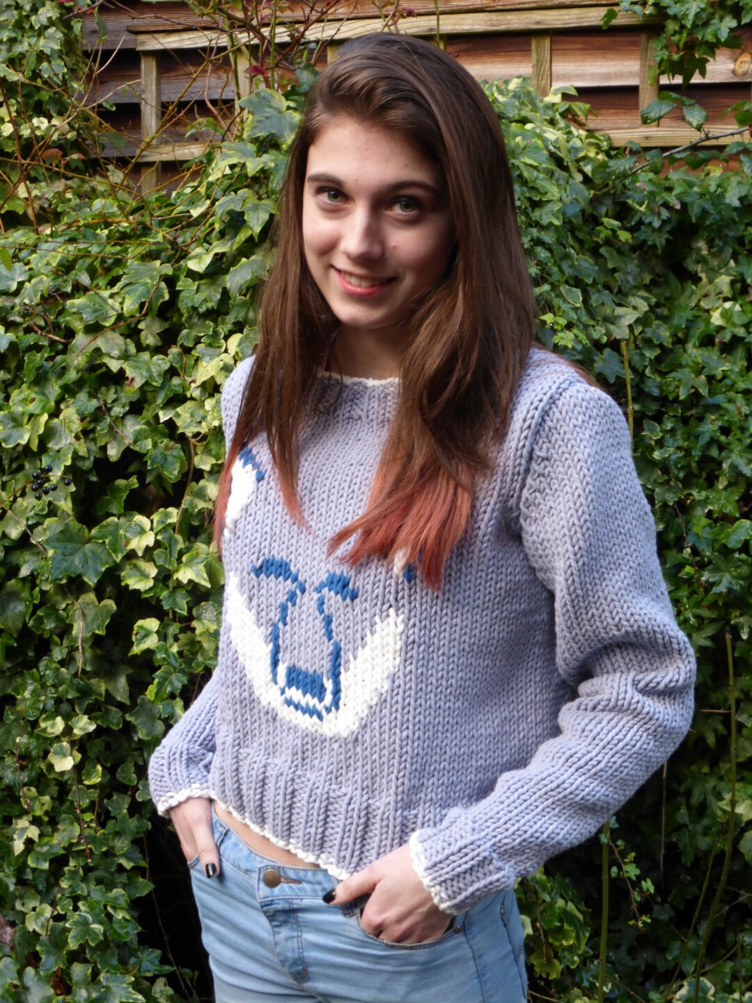Wolf Sweater KNITTING PATTERN in Pdf | DIY Pattern to Make a Woodley ...
