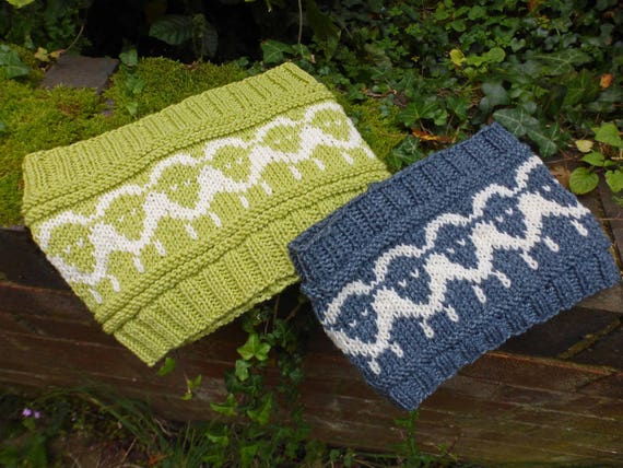 Sheep Cowl Knitting Pattern Woolly Sheep Scarf Instant - Etsy
